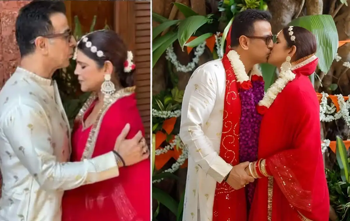 Ronit Roy Got Married At The Age Of 58, Lip-lock Pictures Went Viral On ...