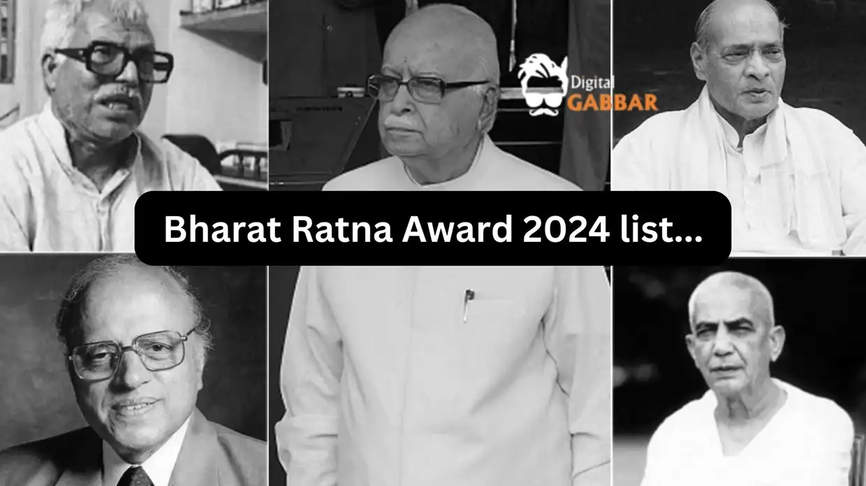 Bharat Ratna Award 2024: 5 Personalities Honored This Year; Discover ...