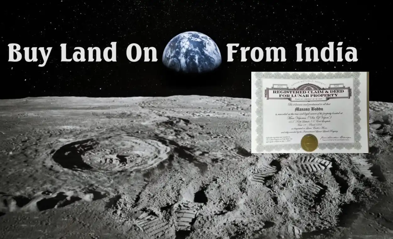 Purchase Lunar Real Estate: Buy Land On Moon From India