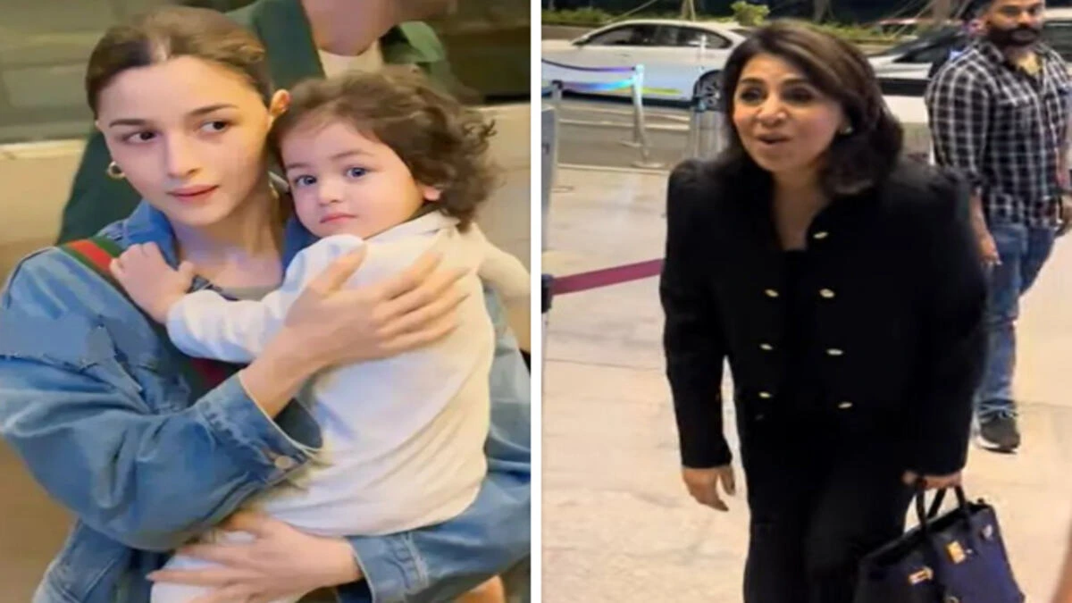 Raha Kapoor Melts Hearts At The Airport: Little One's Joy Knows No ...