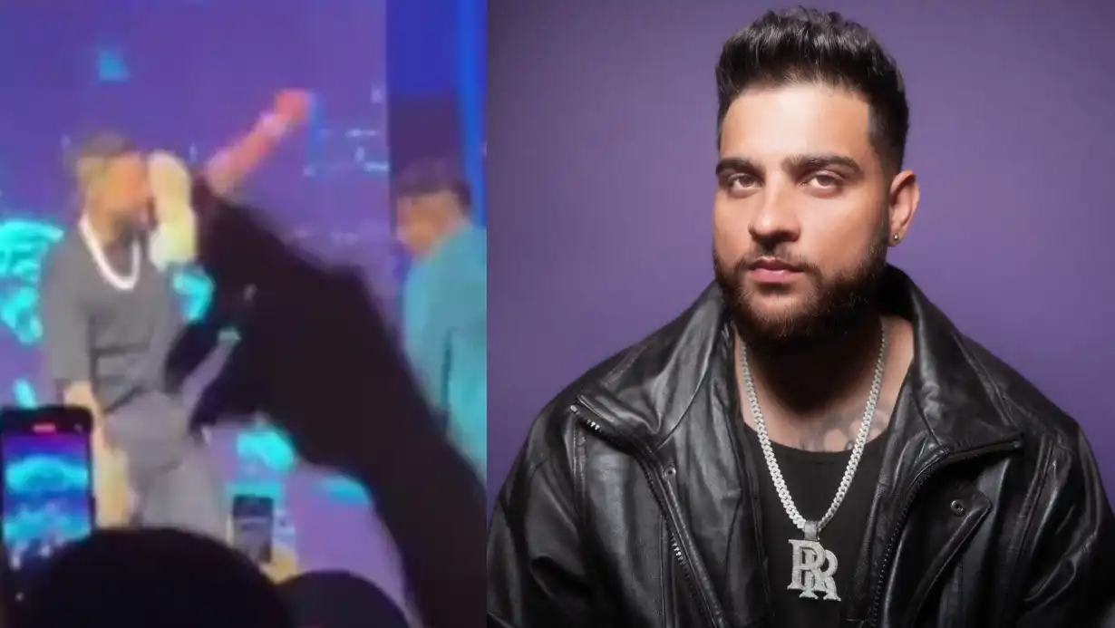 Shocking Incident: Karan Aujla Attacked By Fan During Live Concert In ...