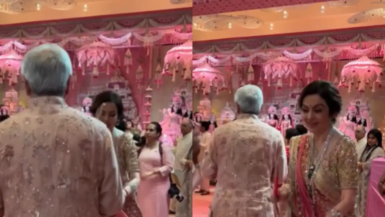 Neeta Ambani Stuns With Dazzling Dandiya Dance With Radhika Merchant's ...