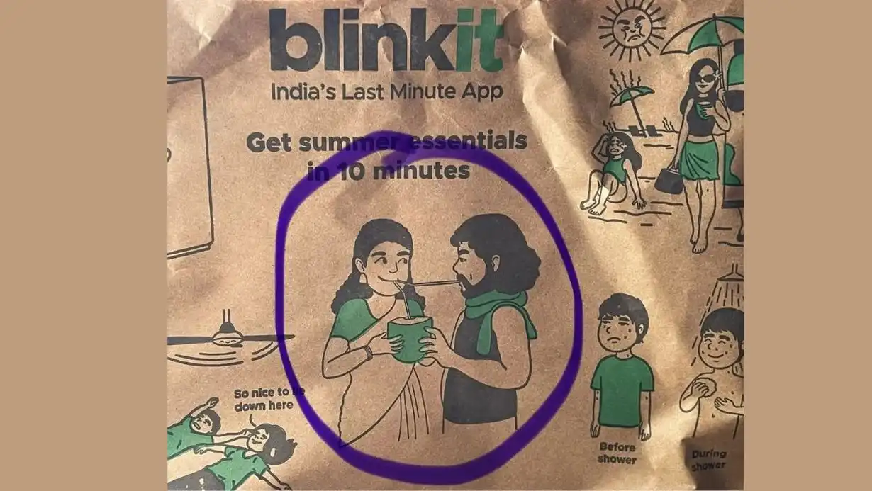 Blinkit Faces Trolls For Bizarre Coconut Water Ad: Netizens Compare It ...