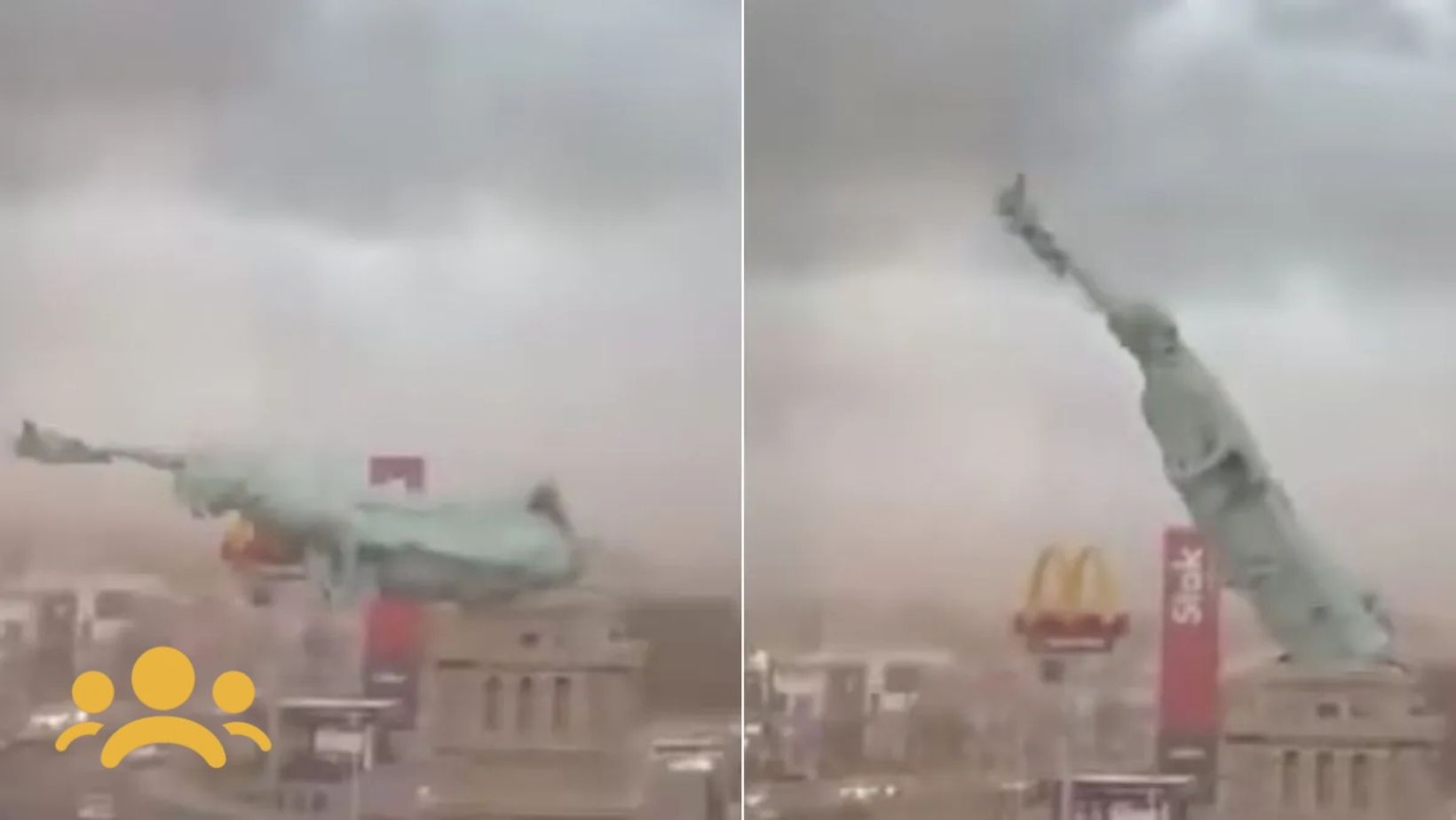 Did The Statue Of Liberty Fall? Brazil Video Of Toppling Replica Sparks ...